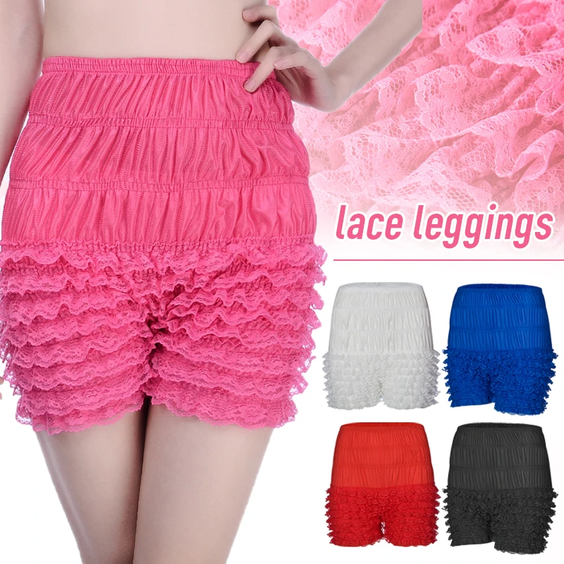 Lace Cosplay Shorts Underwear | Shorts Ruffle Underwear | Lace Clubwear ...
