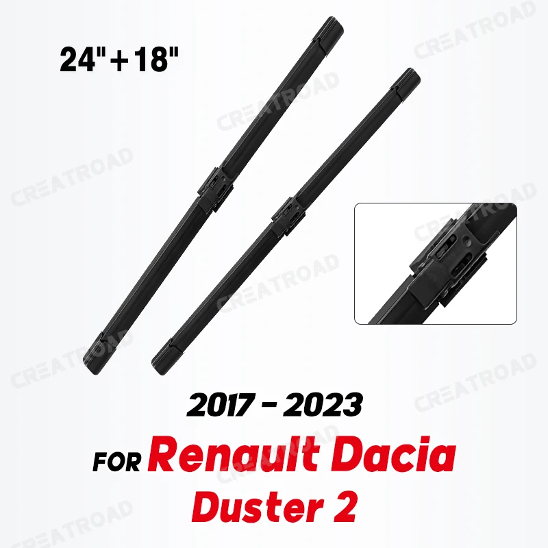 Wiper LHD Front Wiper Blades For Renault Dacia Duster MK2 2017 - 2023 ...