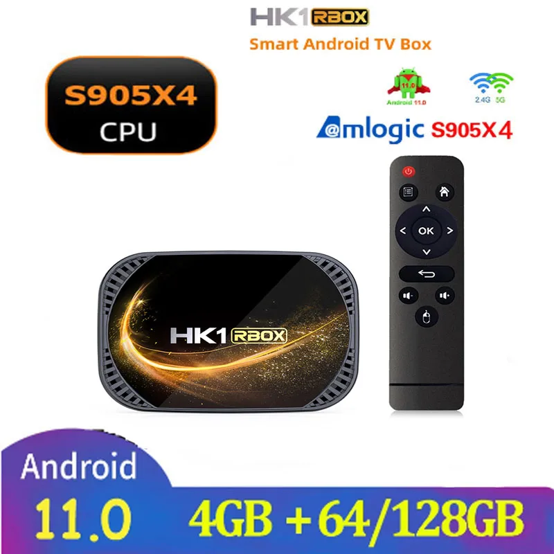 Dispositivo-de-TV-inteligente-HK1-RBOX-X4S-decodificador-con-Android-11 ...