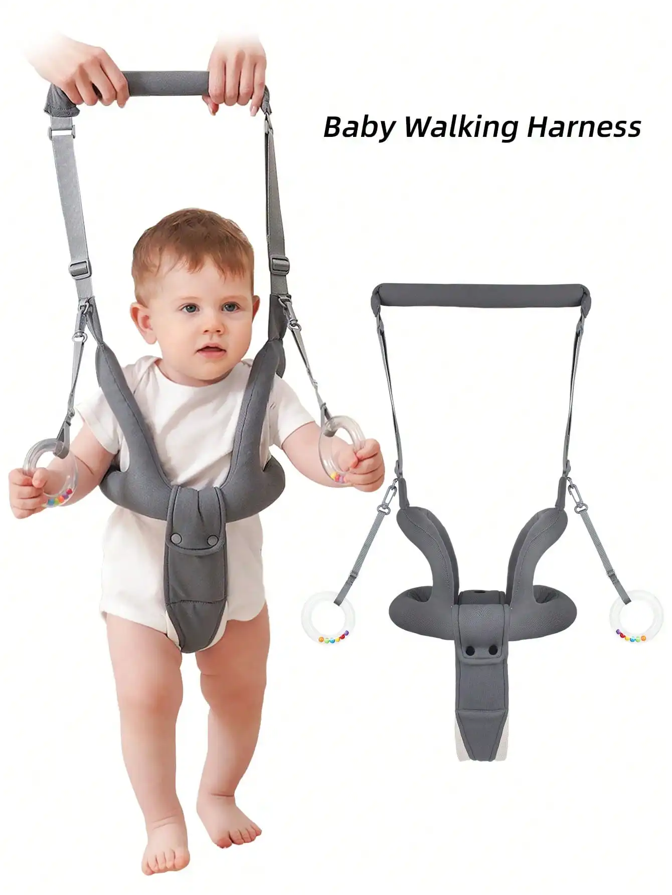 Baby-Walking-Harness-Handheld-Kids-Walker-Helper-Toddler-Infant-Walker ...