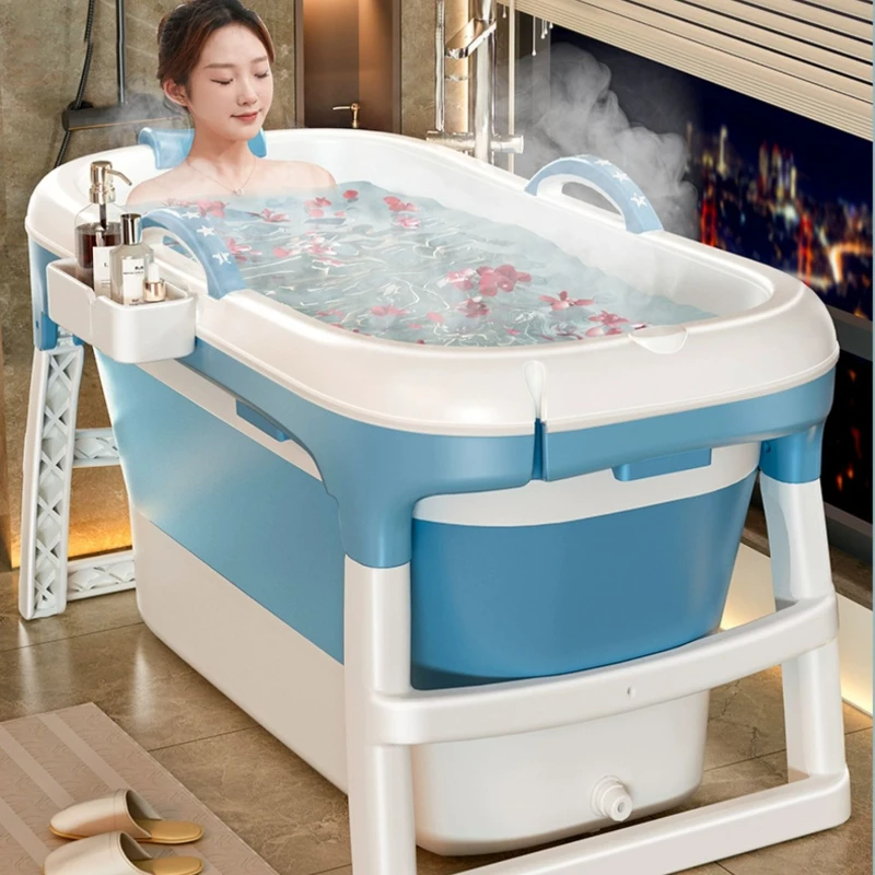 Modern-Large-Bucket-Comfortable-Body-Bath-Portable-Bathtub-Plastic ...