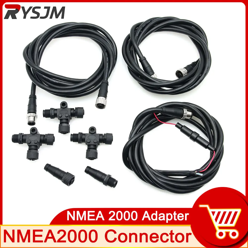 HD-NMEA2000-Connector-Serial-Data-Networking-Marine-Electronic-Devices-NMEA-2000-KIT-5PIN-NM2K-T ...