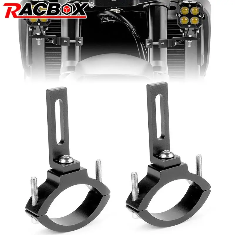 Motorcycle-Headlight-mount-Bracket-spotlight-lamp-holder-Adjustable ...