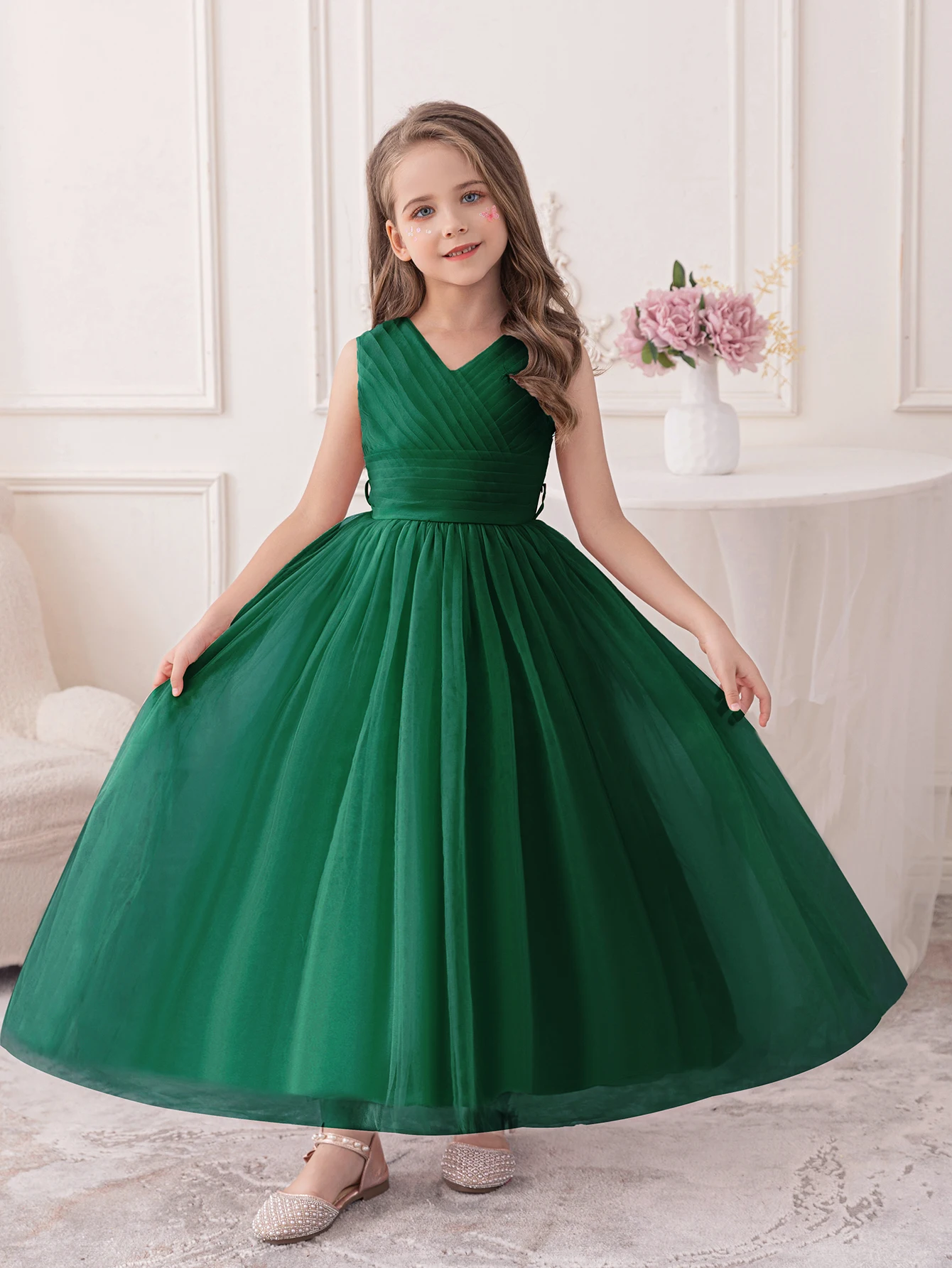 Dark-Green-Princess-Dress-New-Designs-for-Young-Girls-Formal-Tulle ...
