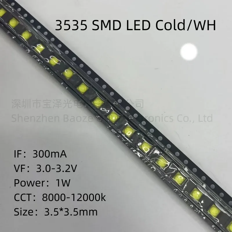 3535-Cold-white-1-3W-ceramic-light-bead-3535-CREE-high-power-strong ...