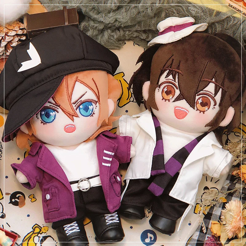 Bungo Stray Dogs Dazai Chuya Nakahara Chuuya Plush Toy Doll Anime ...