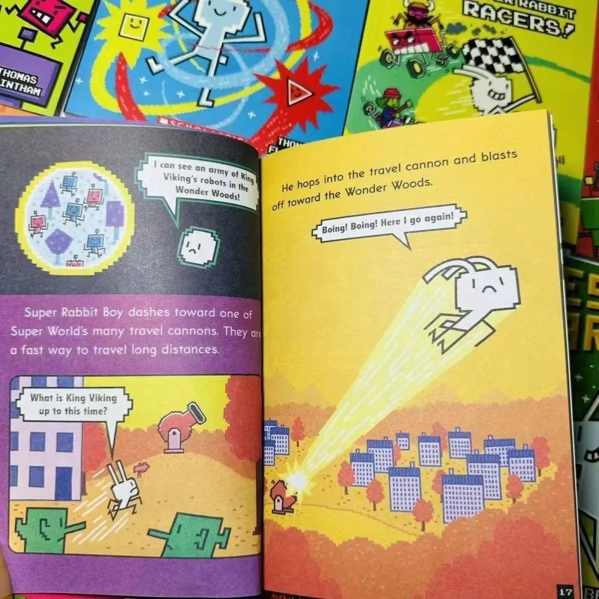 14 Books English Press Start Super Rabbit Boy Reading Edition ...