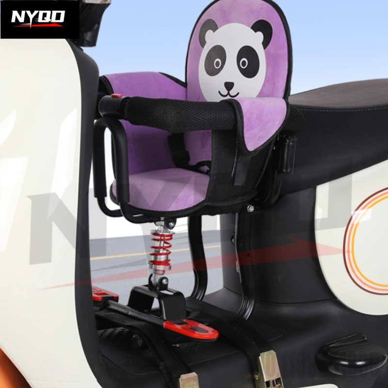 Electric vehicle front child seat electric scooter baby safety seat ...