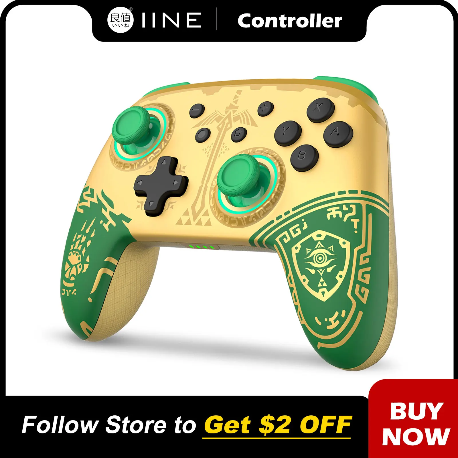 IINE-Golden-Green-Wireless-Wake-Up-NFC-Controller-Compatible-con ...