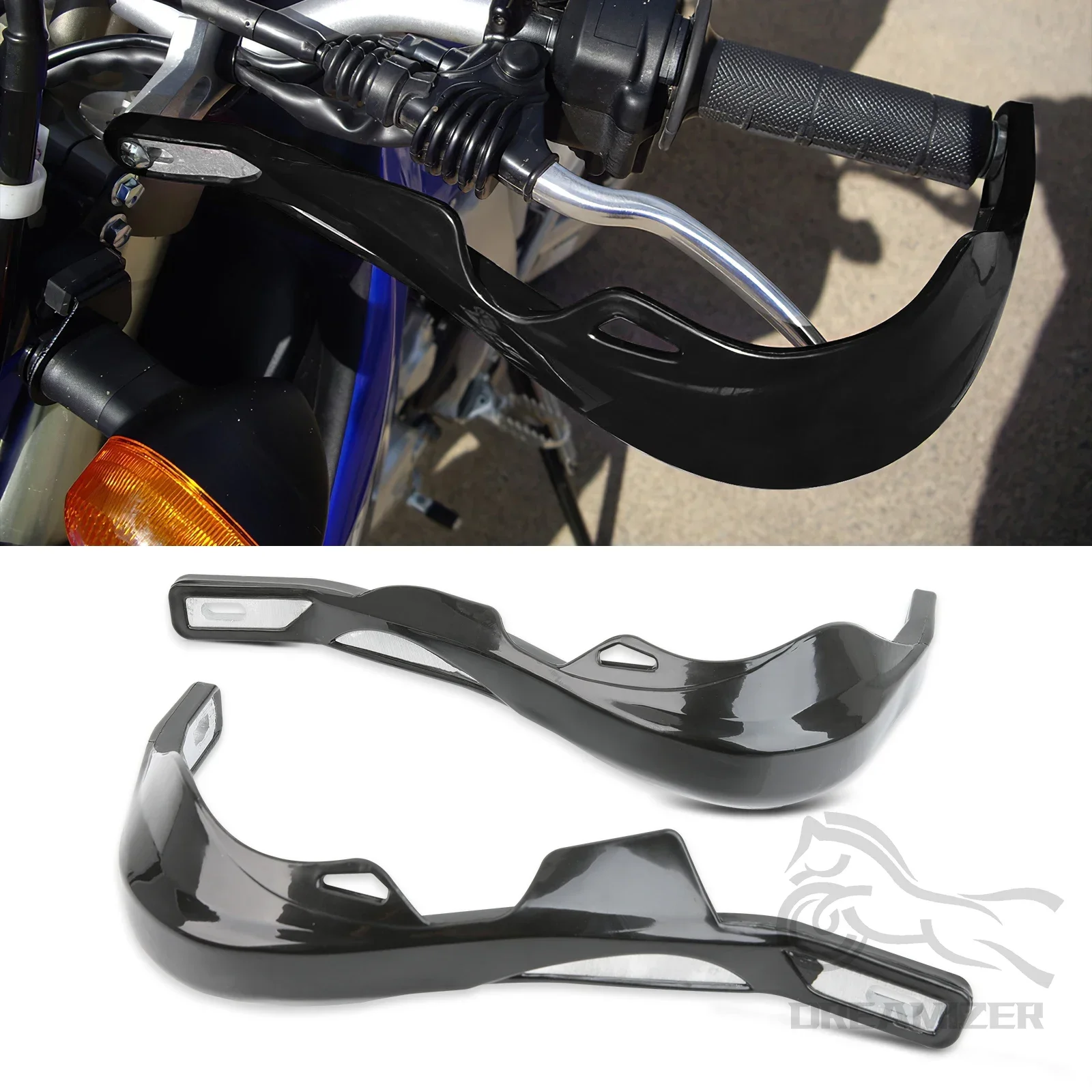 7/8" Motorcycles Handguards Handlebar Handle Protector Windshield Crash ...