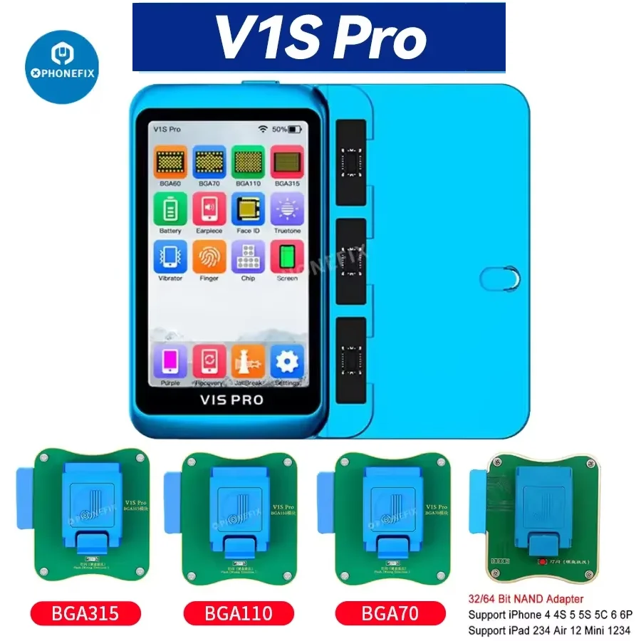 JC-V1S-PRO-Programmer-BGA315-BGA110-BGA70-for-iphone-X-14PM-Ipxd-DFU ...