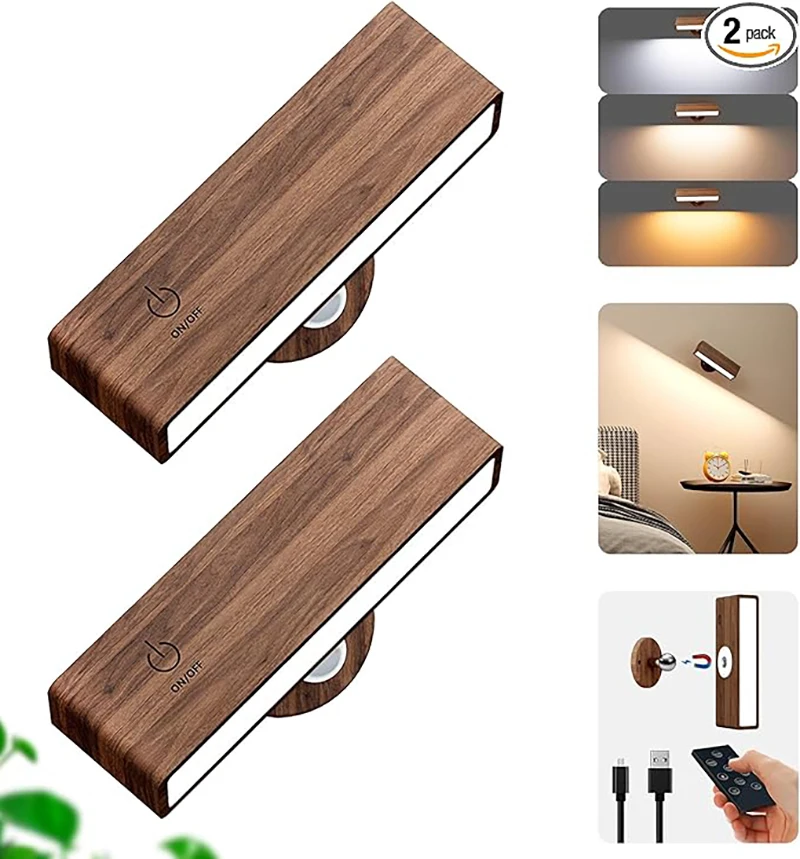 Wall-Lights-With-Remote-Wall-Lights-For-Bedroom-Battery-Operated ...