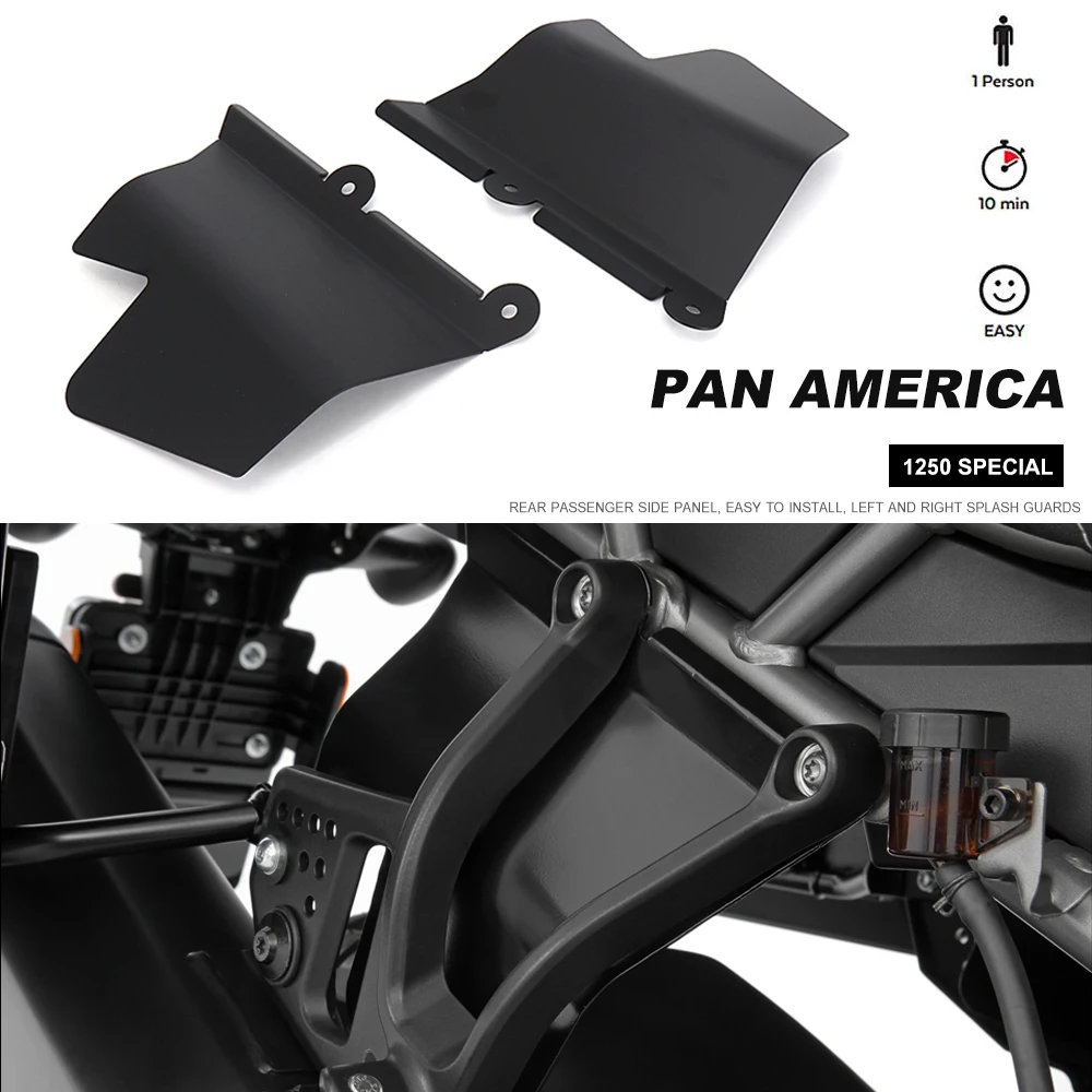 New-Motorcycle-Rear-Passenger-Splash-Side-Plate-PA-1250-1250S-Rear ...