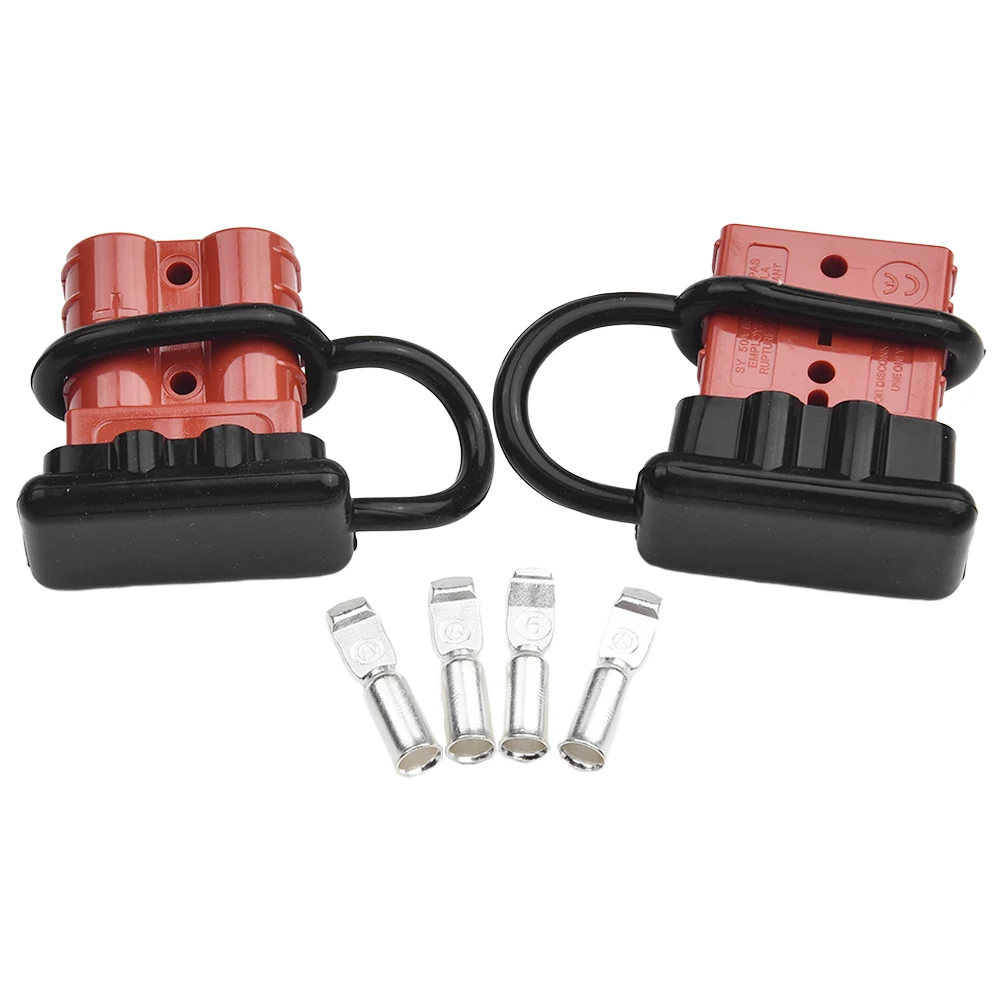 2PCS-600V-50A-12-6AWG-Cable-Terminal-Battery-Charging-Power-Connector ...
