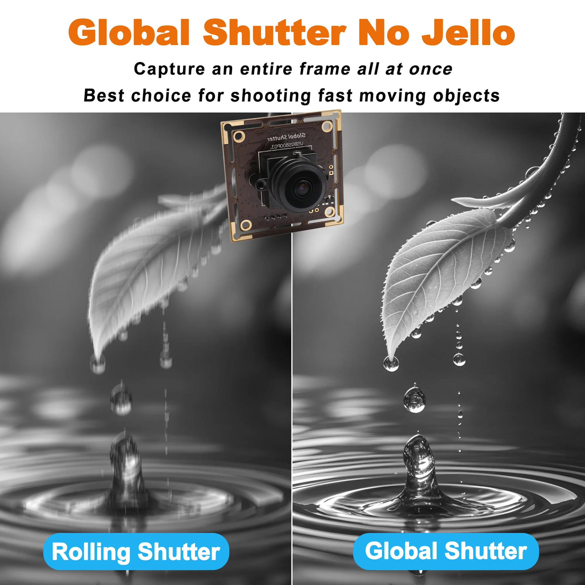 USB Global Shutter Camera 120fps OV9281 HD 1280x800 Monochrome ...