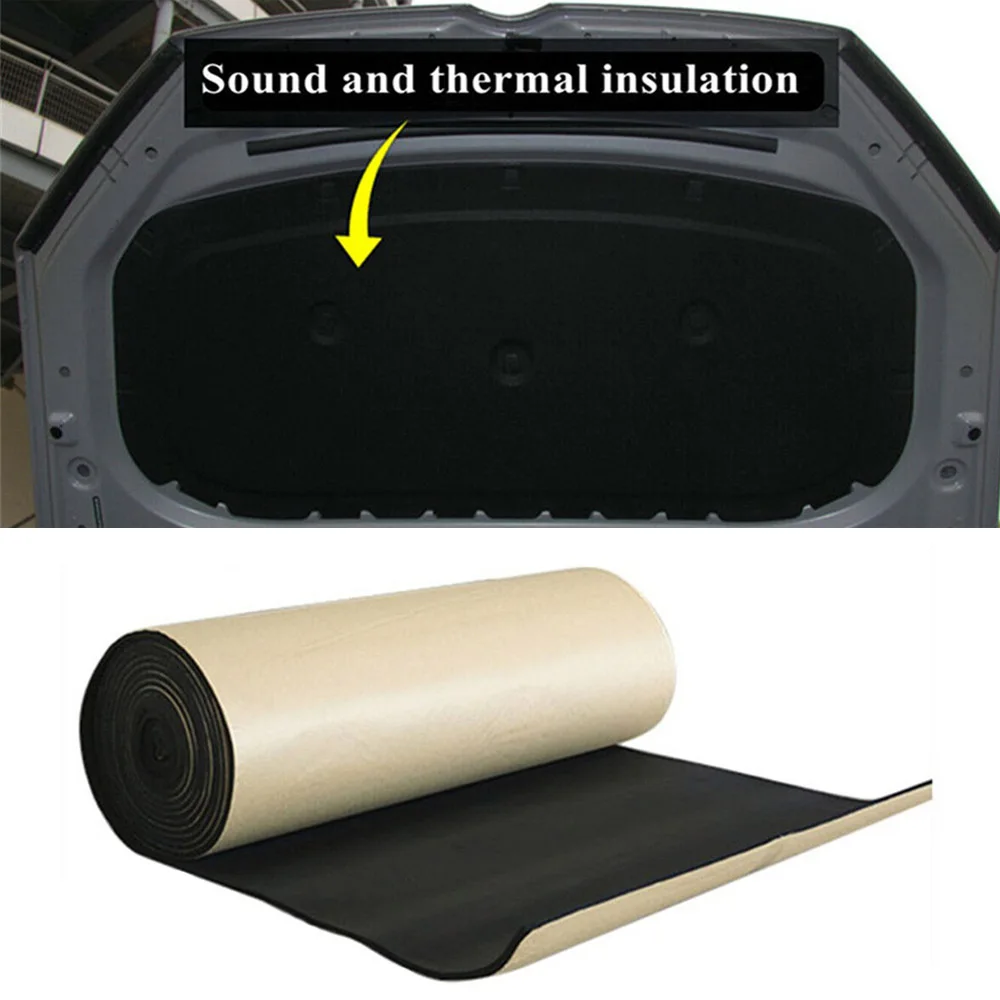200-50cm-3-6-10mm-Car-Sound-Mat-Proofing-Deadener-Heat-Noise-Insulation ...