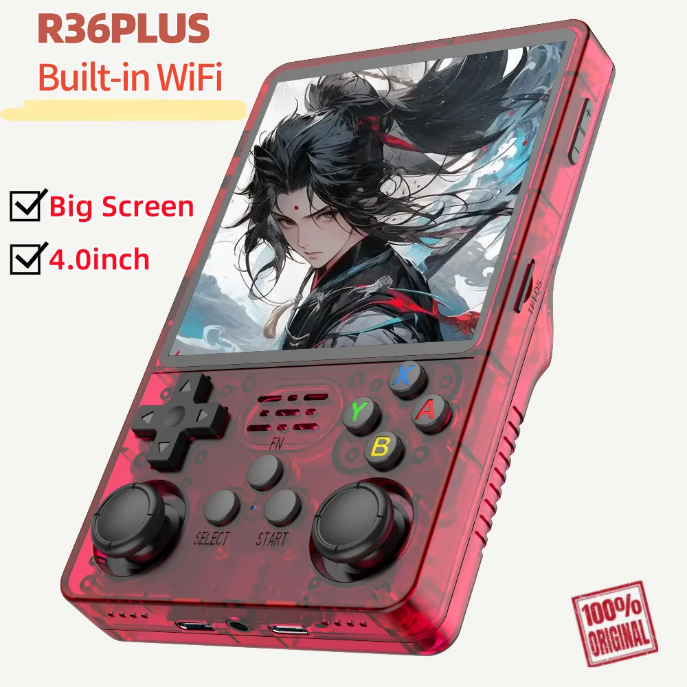 R36PLUS Open Source System Retro Gaming Handheld Pocket Console 4 inch ...