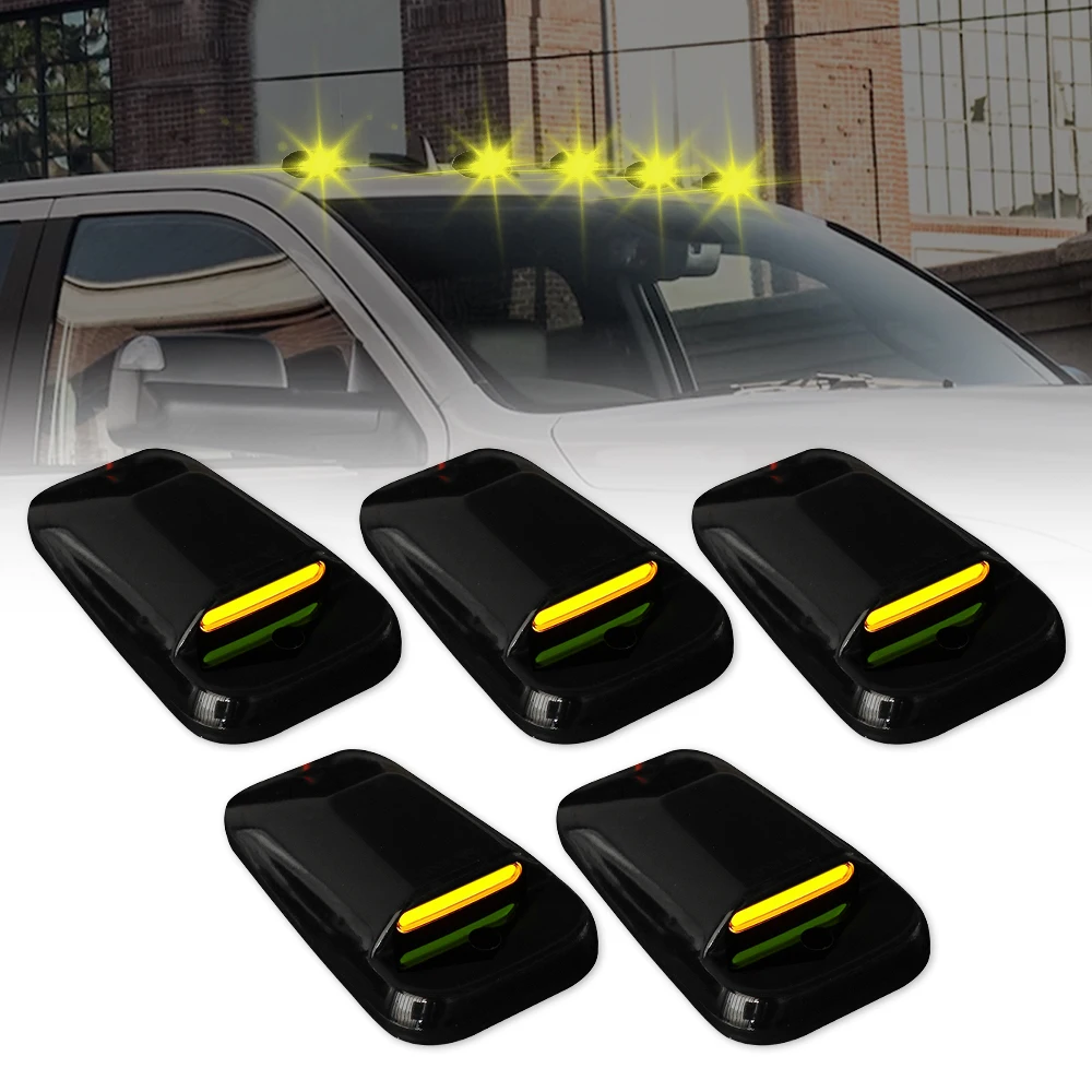 5pc Car Roof Marker Running Lights For Dodge Ram 1500 2500 3500 Pickup ...