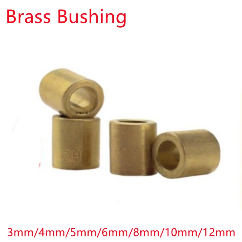 2-10pcs Brass Copper Base Bushing Inner Diameter 3mm 4mm 5mm 6mm 8mm ...