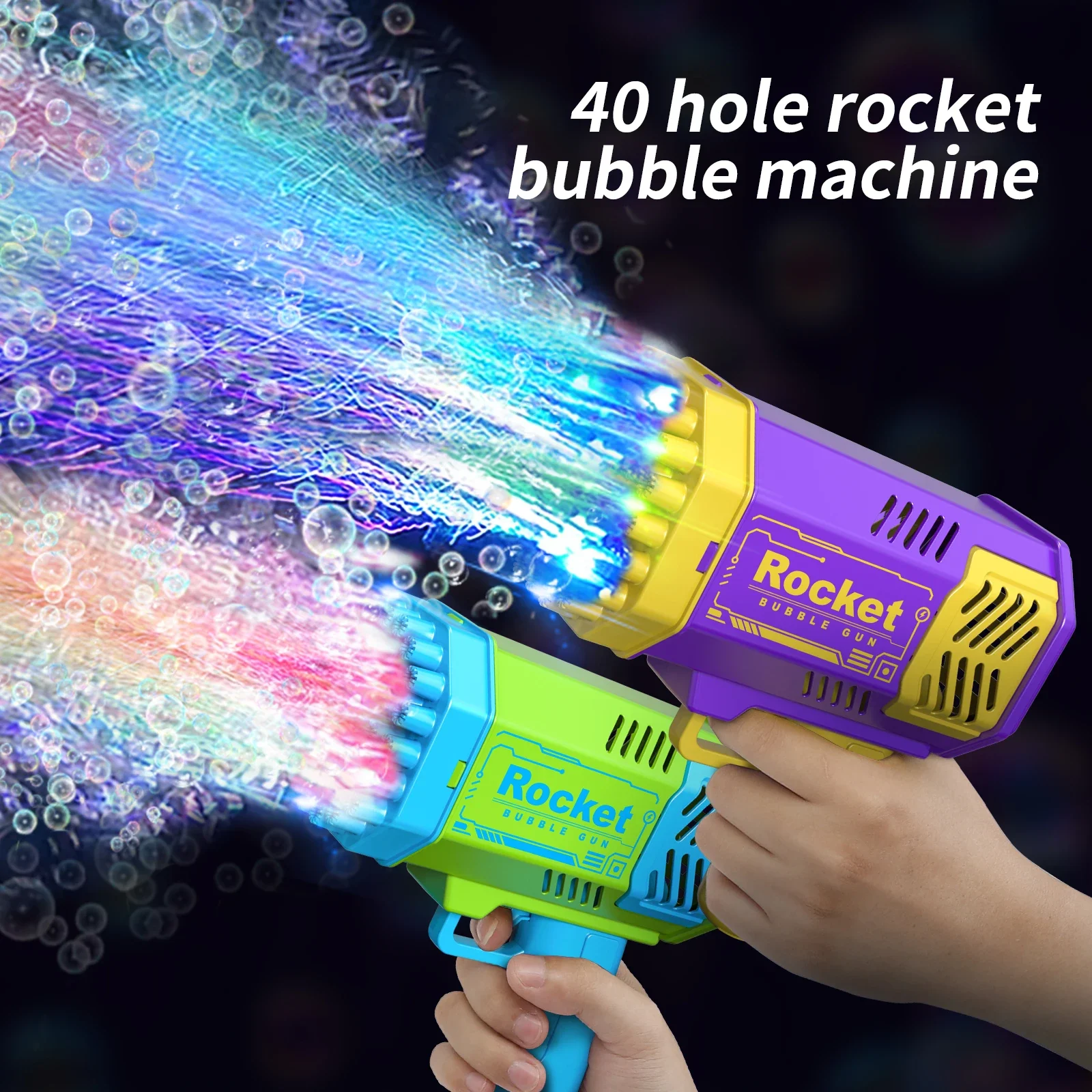 40-hole-handheld-fully-automatic-space-light-bubble-machine-electric ...