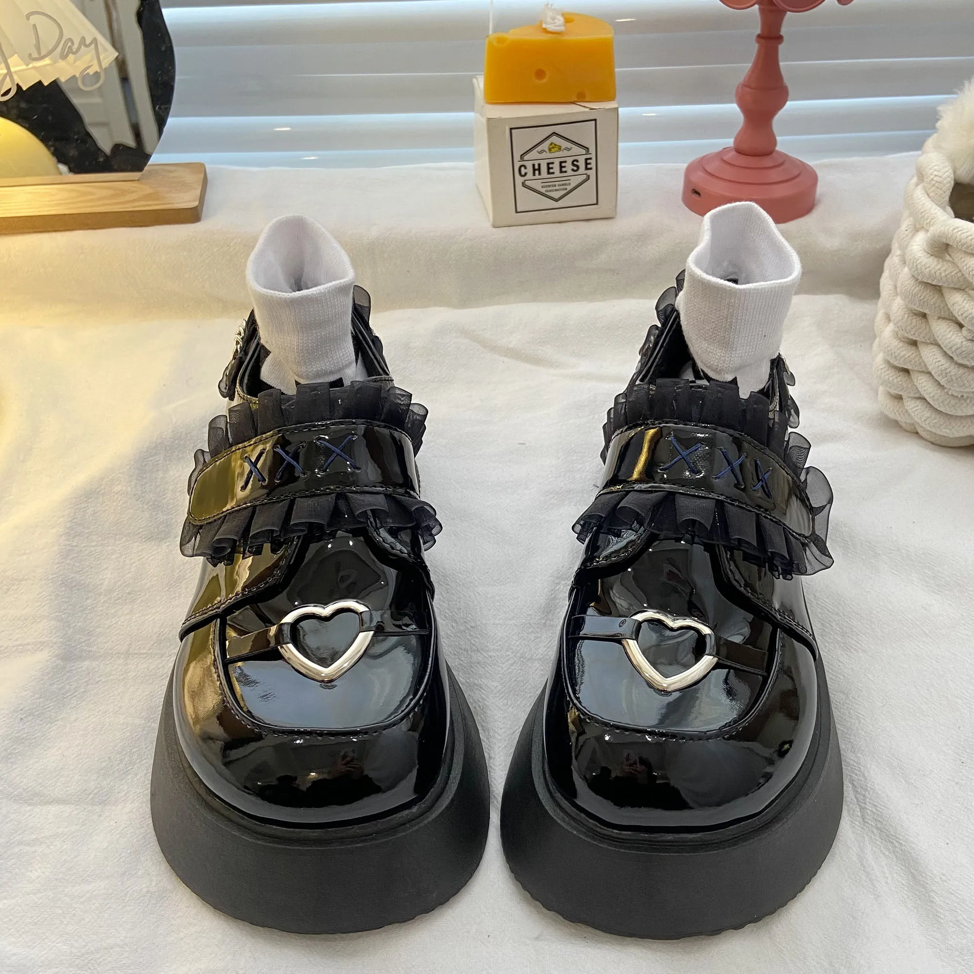 Lolita-Shoes-New-Women-Platform-Shoes-Japanese-Uniform-Chunky-Leather ...