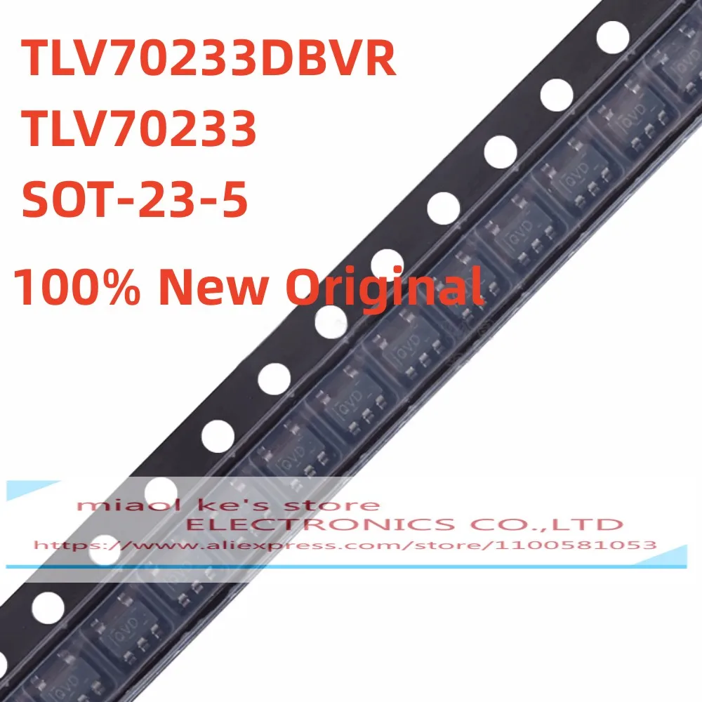 10PCS-TLV70233DBVR-TLV70233-VQD-100-New-Original-IC-REG-LINEAR-3-3V ...