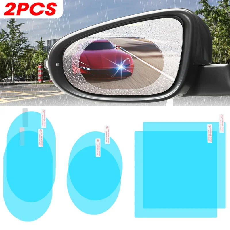 2Pcs-Car-Rainproof-Film-Anti-Fog-Car-Sticker-Rear-View-Mirror-Window ...