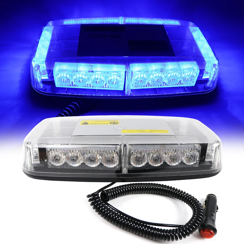 24-LED-Magnetic-Rotating-Flashing-Beacon-Strobe-Warning-Light-Emergency ...