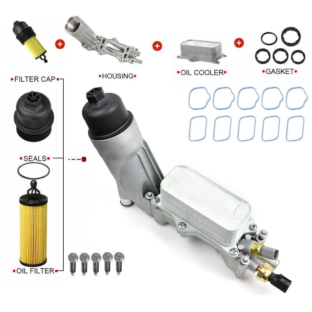 Para jeep dodge chrysler 3.6l 11 16 conjunto de filtro de óleo de ...