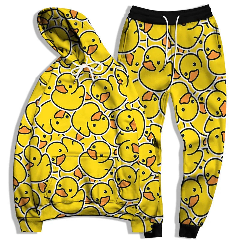 Ch-ndal-con-estampado-3D-de-pato-de-goma-para-hombre-conjunto-de ...