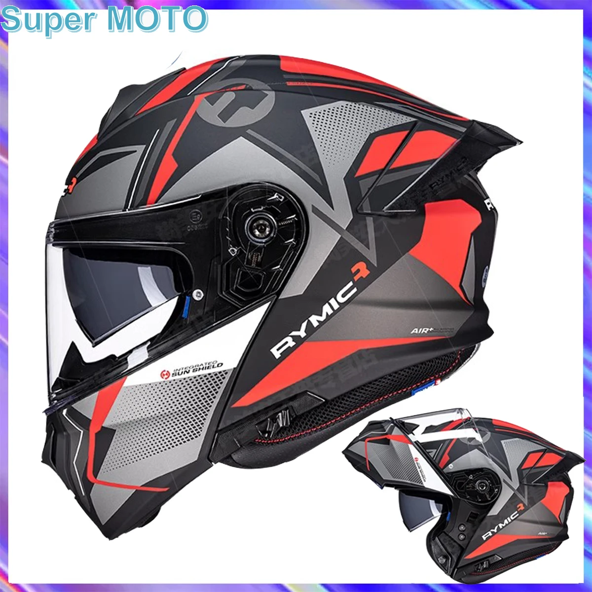 RYMIC-Motorcycle-Helmet-Flip-up-Helmet-Double-Lens-Capacete-Motocross ...
