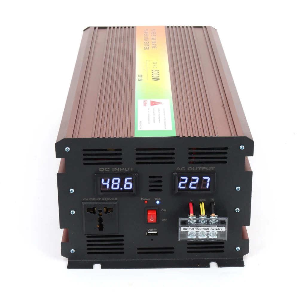peak 12000W sustain 6000W inverter pure sine wave double layer ...