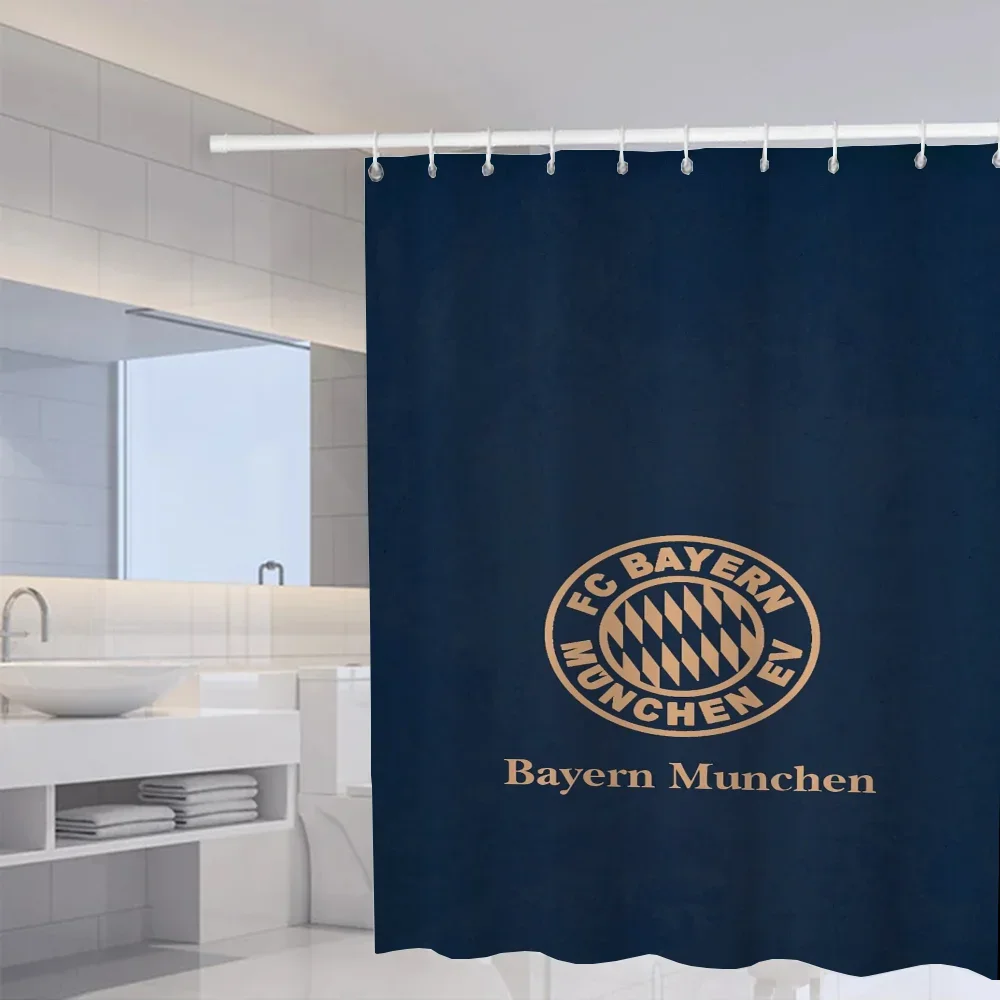 Waterproof-Bath-Curtain-and-Anti-mold-FC-Bayern-Munich-Bathroom ...