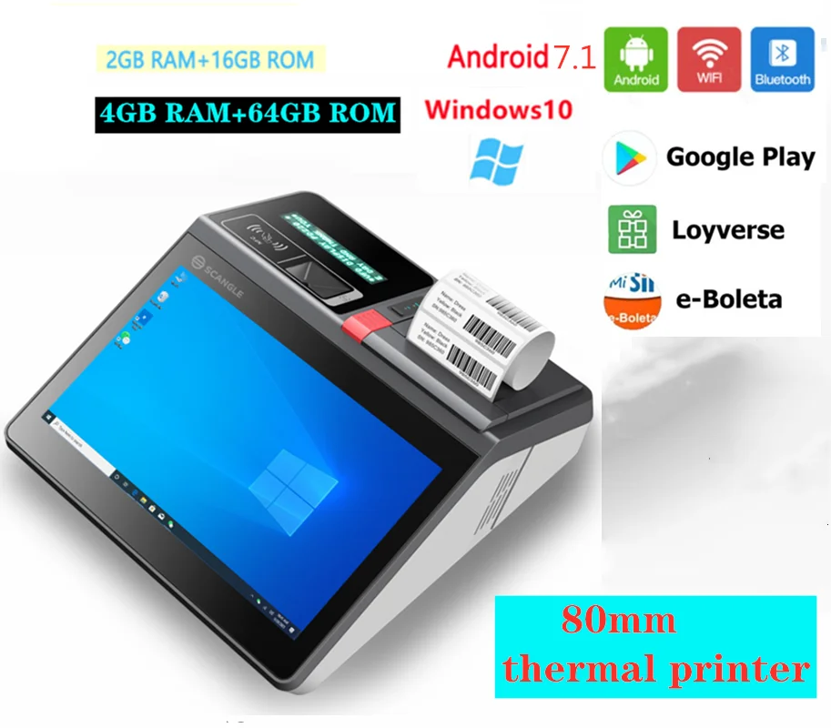 Android-window-System-Cash-Register-11-6-Inch-Touch-Screen-POS-Cashier ...