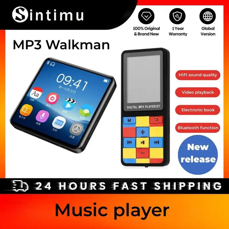 MP3-Player-Bluetooth-Full-Screen-Touch-Music-Personal-Stereo-Built-in ...