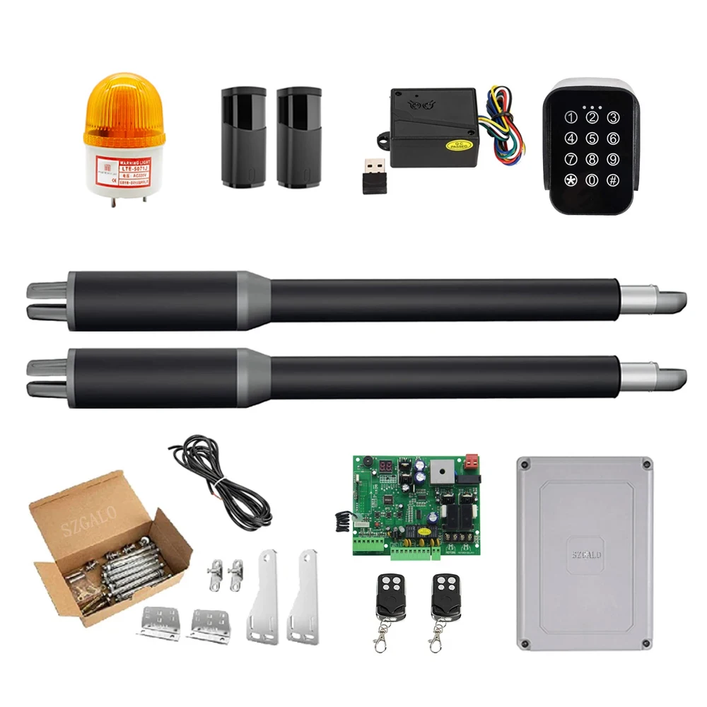 Gate Motor AC Powered Double Automatic Electric Swing Gate Opener Motor ...