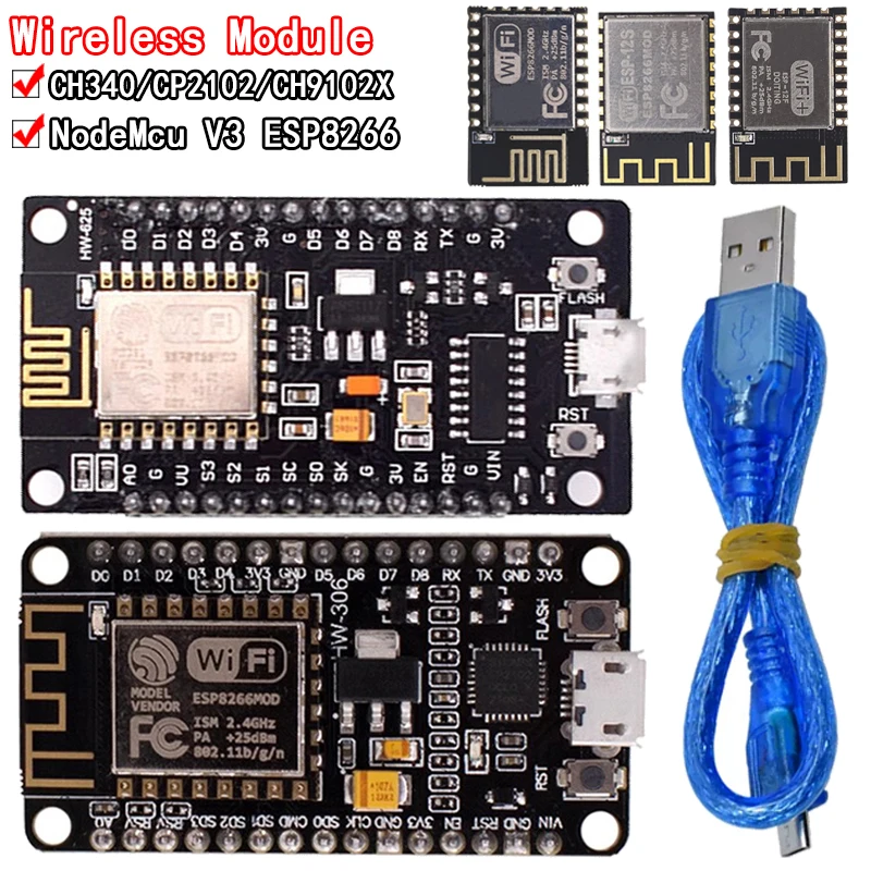 Module-sans-fil-V3-NodeMcu-4M-octets-Lua-WIFI-Internet-des-objets-carte ...