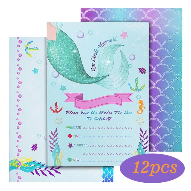 Little Mermaid Invitations Free Printable
