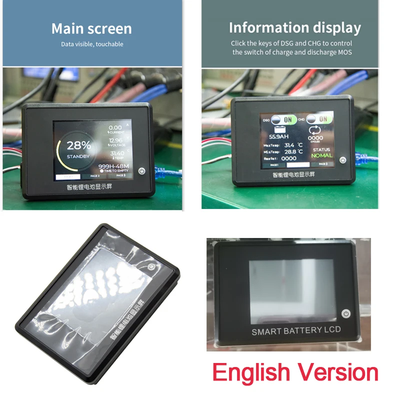 JBD-BMS-Smart-LCD-UART-LCD-RS485-Displayer-Accessories-Lithium-Battery ...