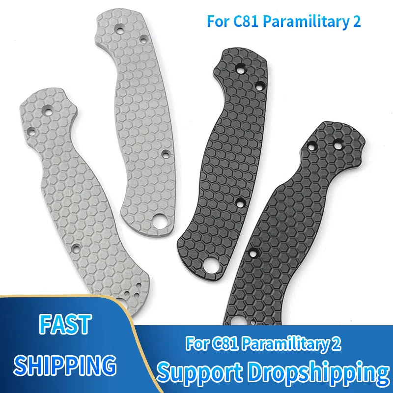 Custom-Folding-Knife-Aluminum-Handle-Scale-Patches-For-Genuine-Spyderco ...