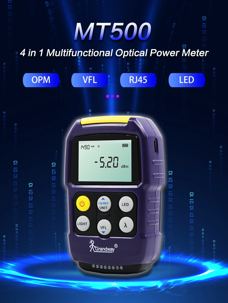Grandway-MT500-Mini-Optic-Fiber-Testing-Equipment-Optical-Power-Meter ...