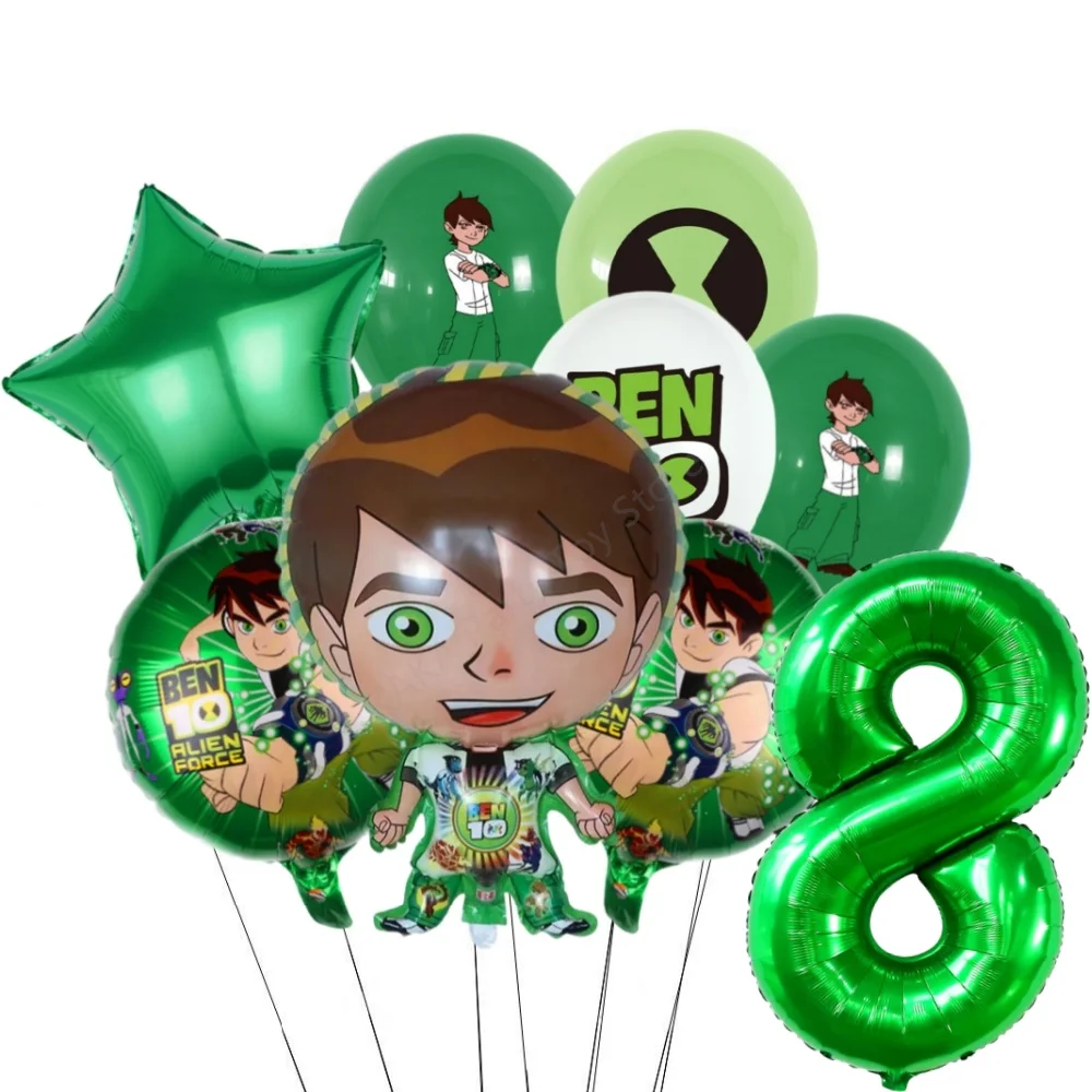 Ben 10 Balloon 32 Inch Number Foil Balloons – Ben10cosprops