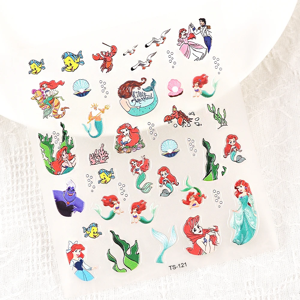 Little Mermaid Nail Art Stickers