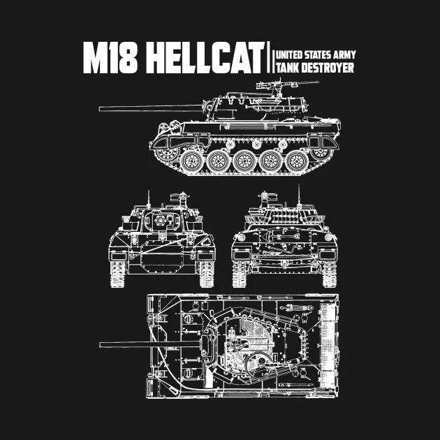 M18 Hellcat Blueprints