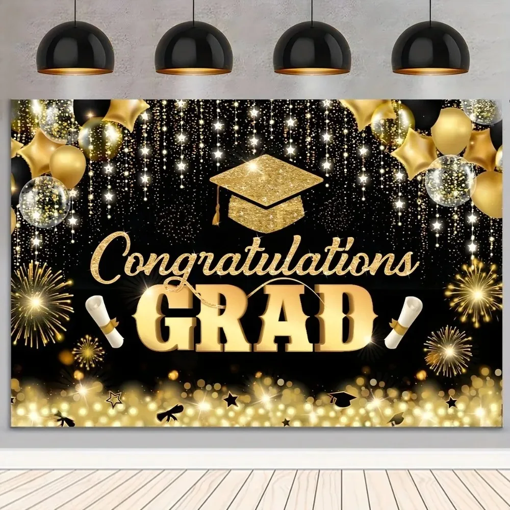 Happy Graduation Backdrop for Photo Class of 2025 Congrats Grad Prom ...
