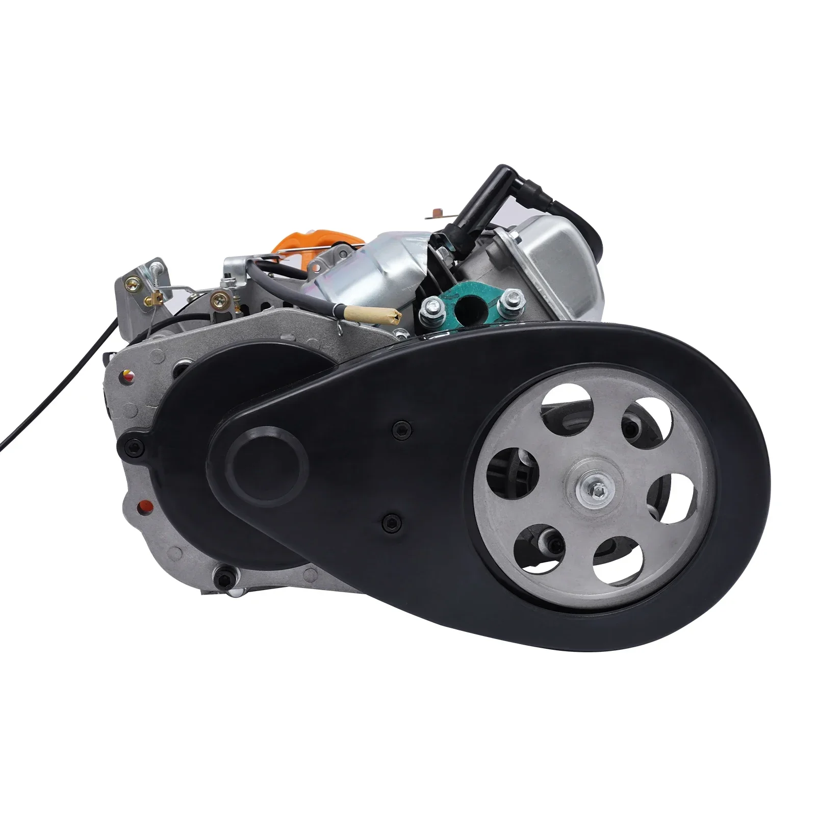 hot 100CC Motorized Bicycle Kit Bike Engine Set Single Cylinder 4 ...