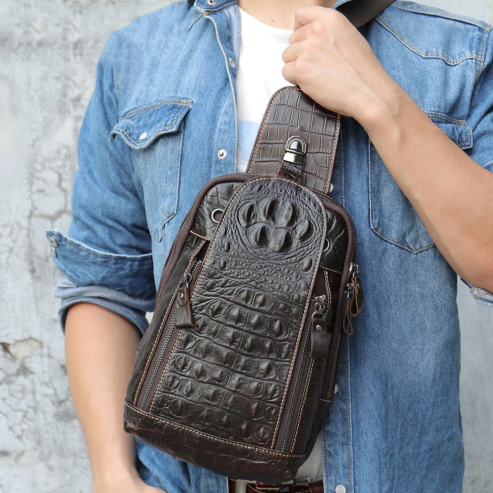 Alligator-Pattern-Outdoor-Casual-Fashion-One-Shoulder-Crossbody-Bag ...