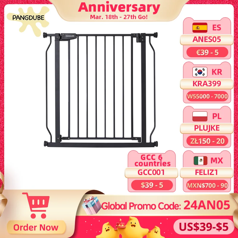 Children-s-Safety-Barrier-Childproof-Gate-75-147cm-Pressure-mounted ...