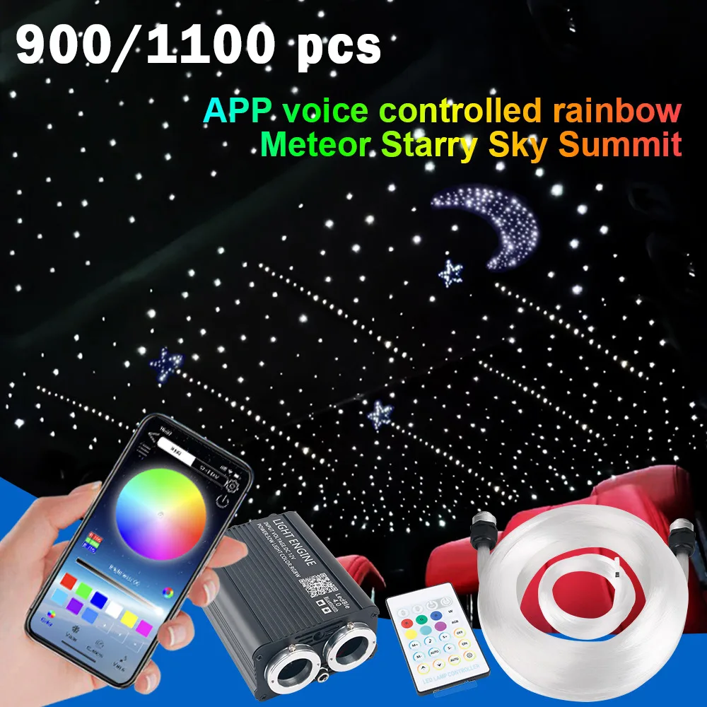 New 16W Car Starry Sky Light Stream Light Twinkle Starry RGB Ceiling ...