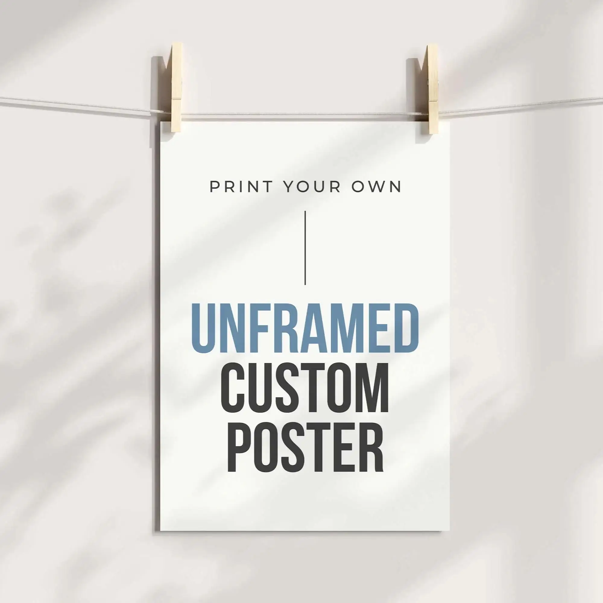 Custom Poster Print, Print Your Own Poster Personalized Wall Art for ...